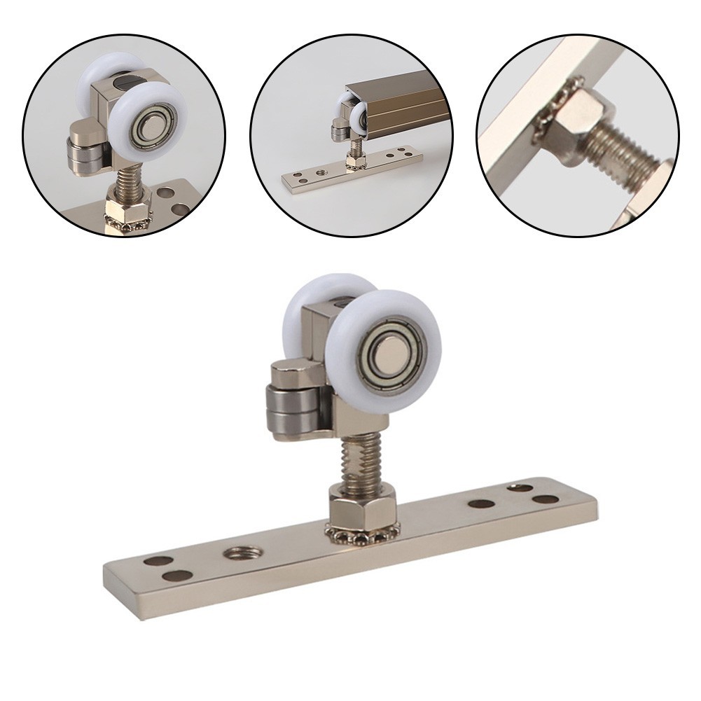 [WOES] Folding door hanging wheel cabinet door hanging slide hotel ...