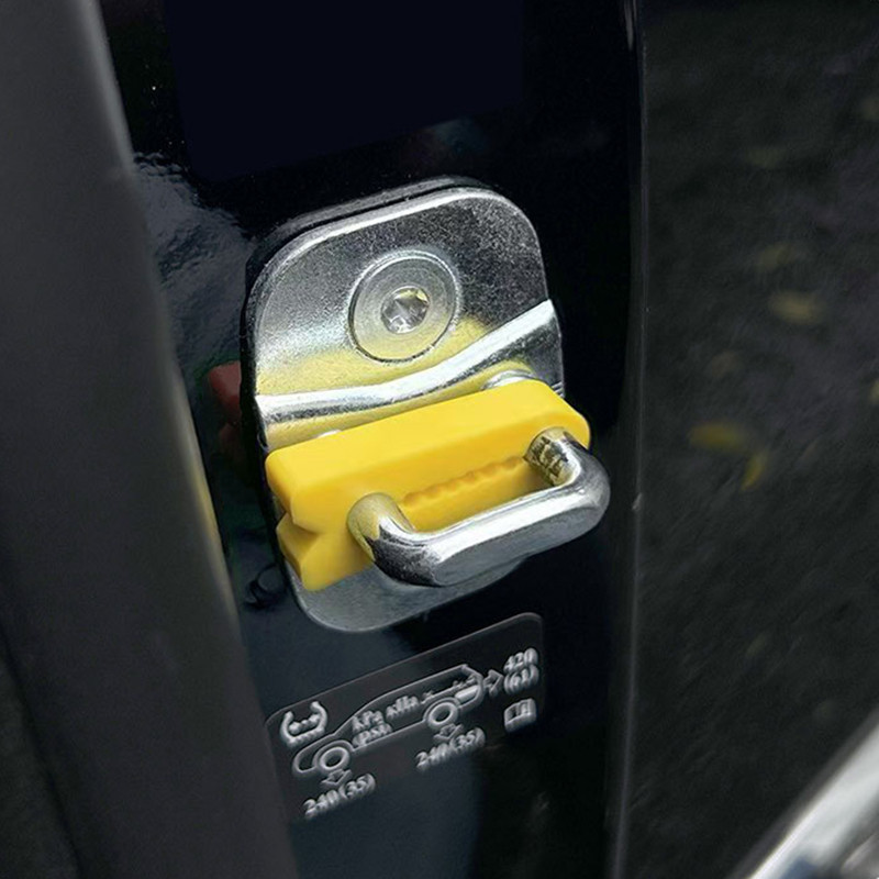 4Pcs Car Door Lock Sound Absorption And Noise Reduction Buffer Pads For ...