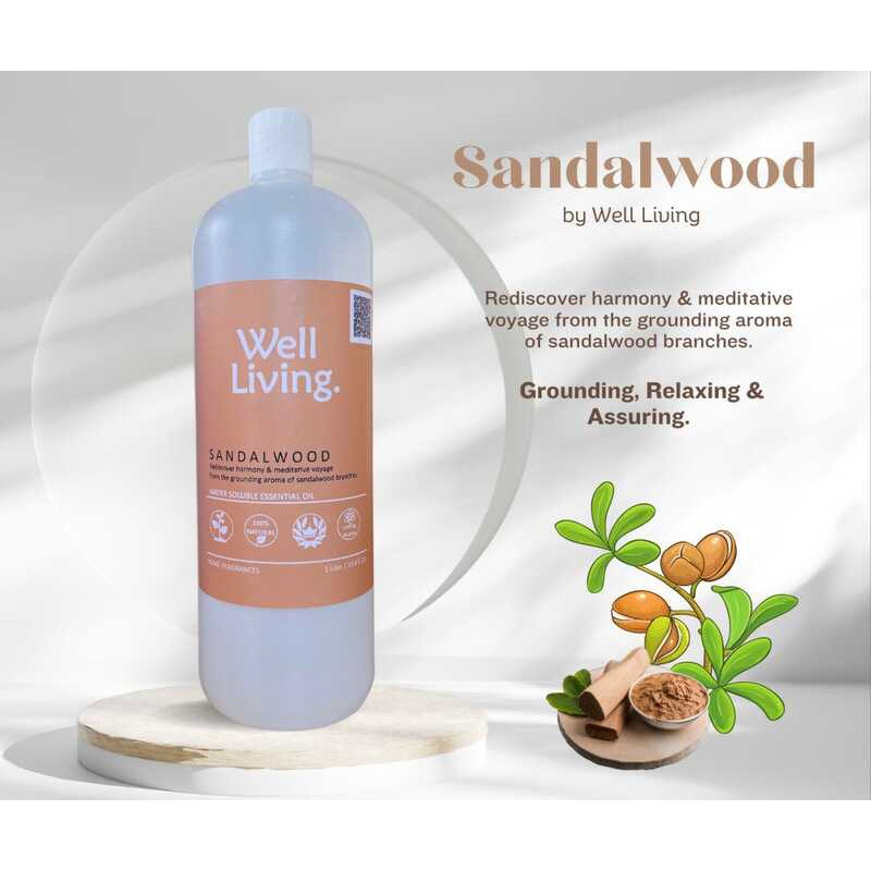 Sandalwood Water Based Essential Oil For Humidifier Diffuser & Air ...