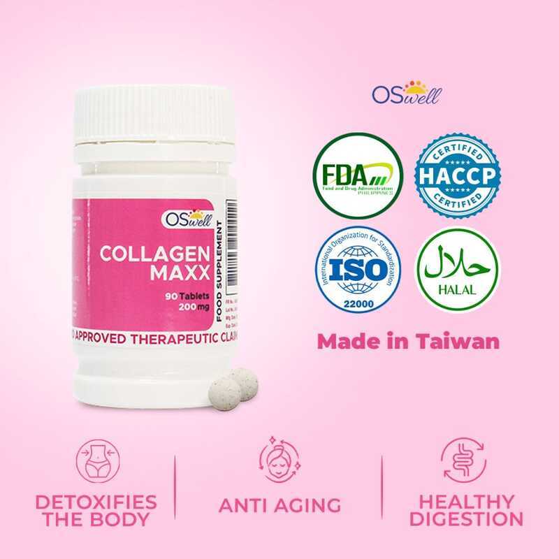 Oswell Collagen Maxx (90 Tablets – Super Value) Anti-Aging, Whitening ...