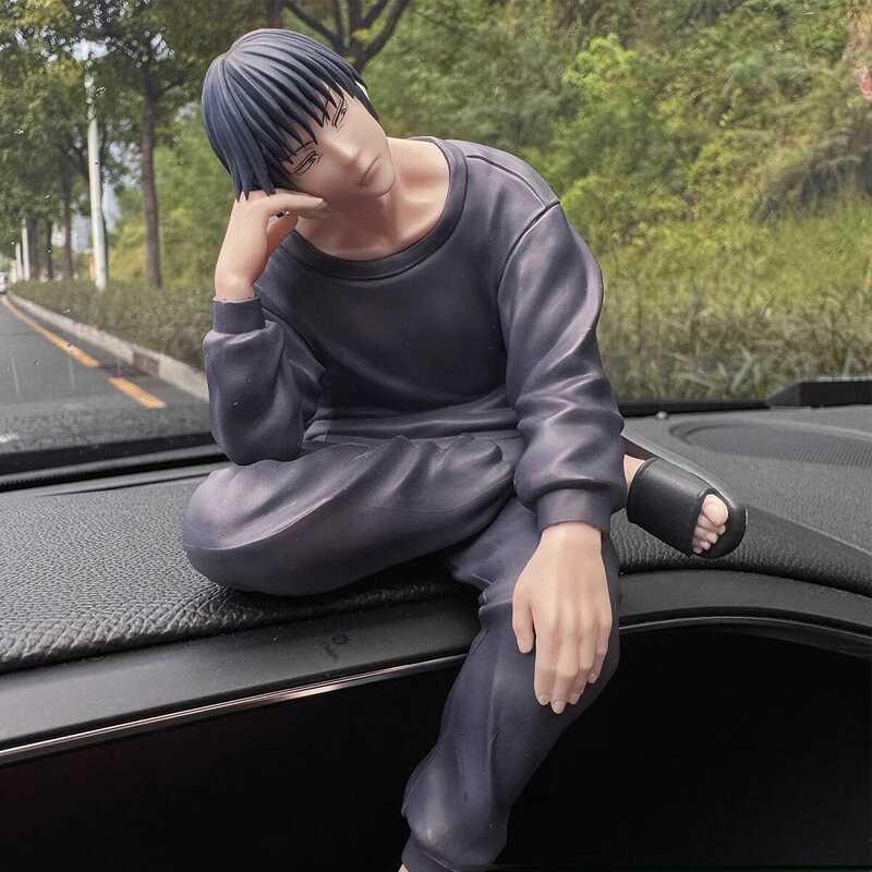 JJK Anime Figures Toji Fushiguro Sitting Pose Model Action Figure Toy ...