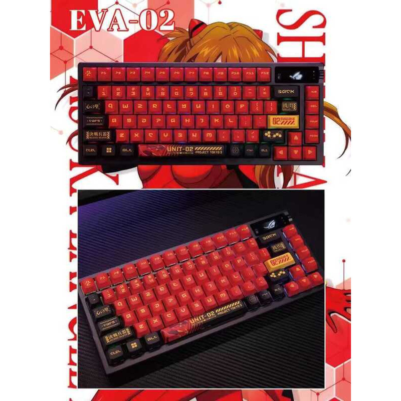 ROG Night Demon Mechanical Keyboard Private Pattern Custom PBT Full Set ...