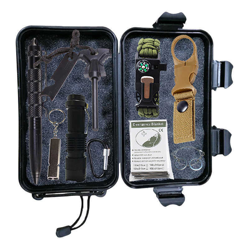 Export Outdoor Camping Hiking Portable Tool Kit Earthquake Survival ...