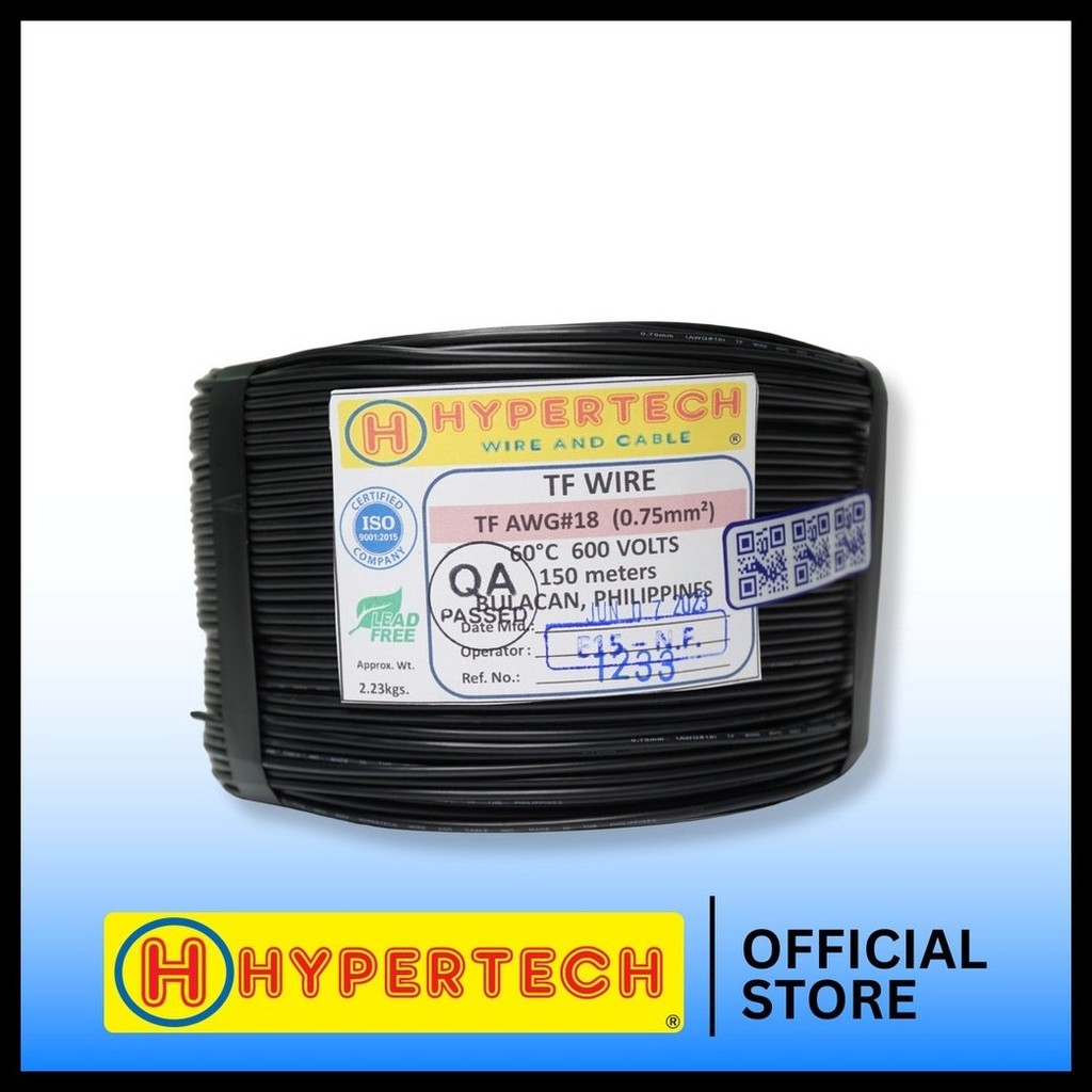 HYPERTECH TF Single Wire # 18 - 10 Meters - Stranded - Pure Copper ...