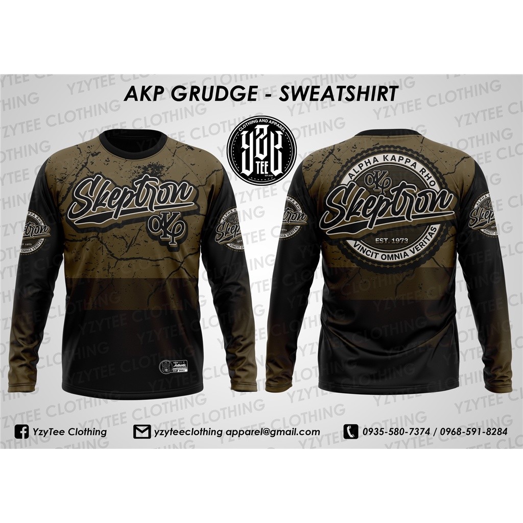 AKP 1973 Long sleeve 50 Years Anniversary AKP SKEPTRON Alpha Kappa Rho ...