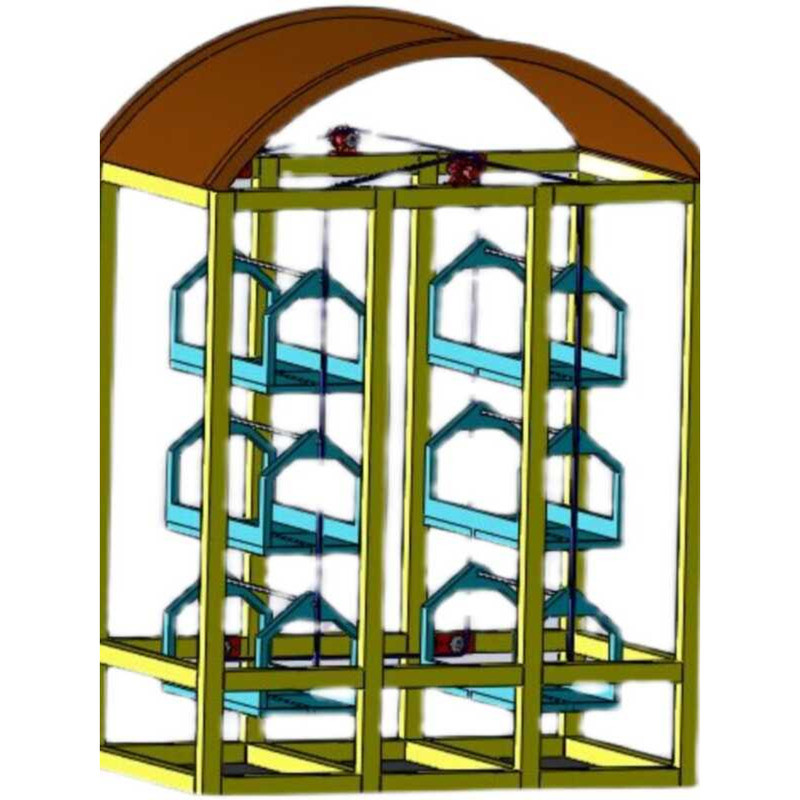 Vertical Circulation Type Three-Dimensional Garage Design [3D SW Model ...