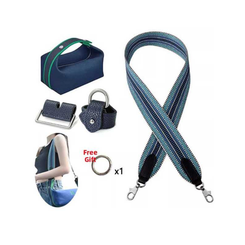 Canvas High-End And Leather Straps For Hermés Lunch Box Bag ...