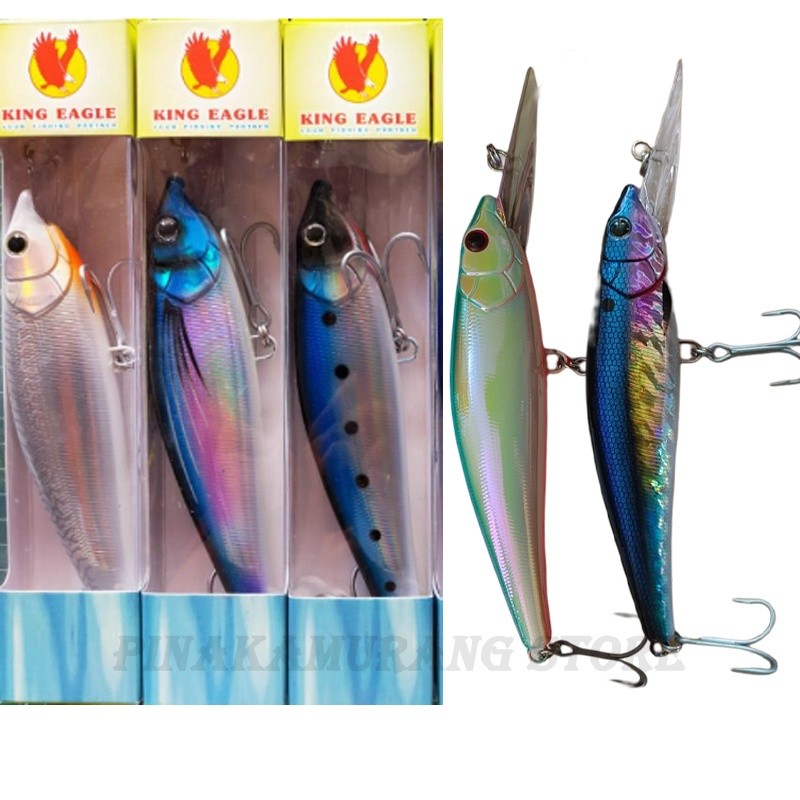 King Eagle 18cm Floating Fishing Lure MAM 180F/180 AL MINNOW LURE 18CM ...