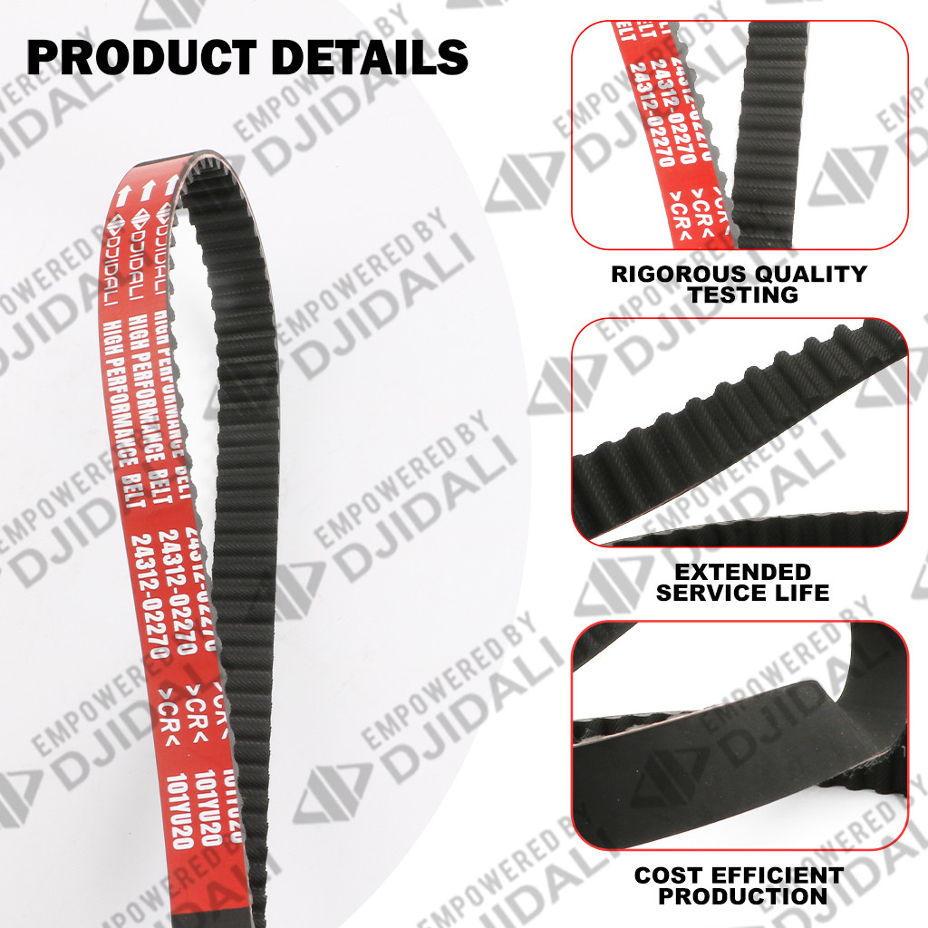DJIDALI TIMING BELT FOR HYUNDAI ATOS /HYUNDAI GETZ/HYUNDAI I10 24312 ...