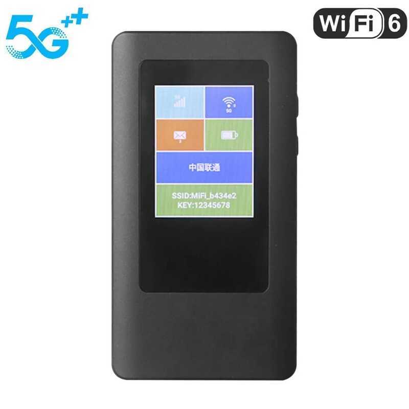 5G 6 Portable Dual Band 2.4G/5.8G Wireless Mifi Modem 4000Mah Mobile ...