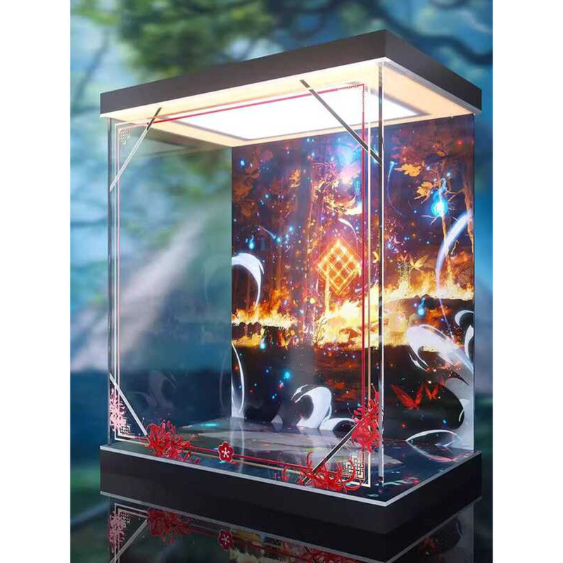 Genshin Impact Hu Tao Xue Ji Mei Xiang 1/7 Figure Display Transparent ...