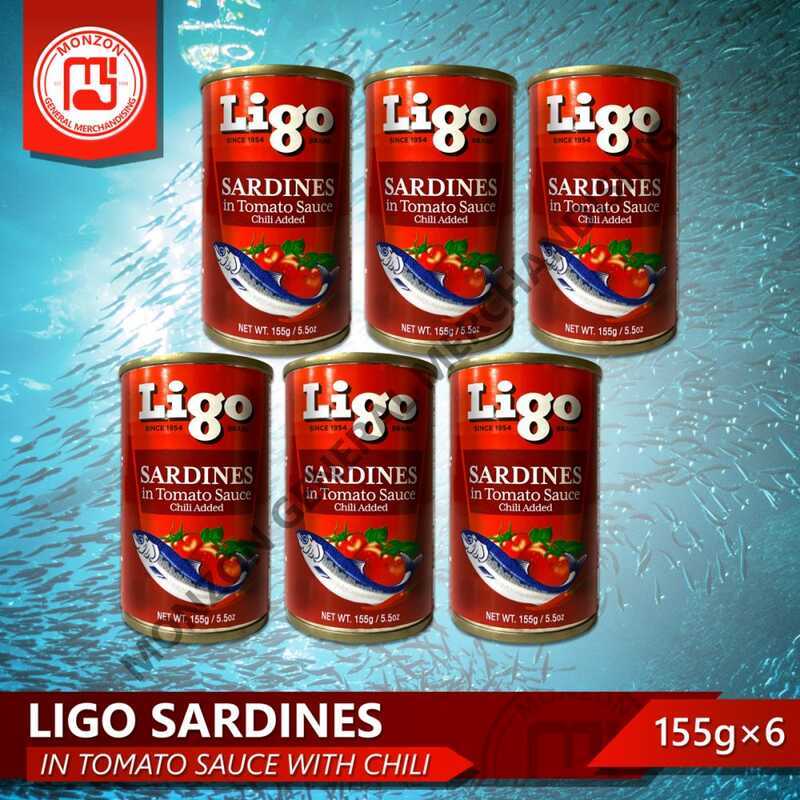 Ligo Sardines in Tomato Sauce with Chili 155g by 6 317 | Shopee Philippines