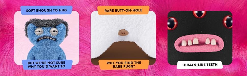 Fuggler Hairy Fuggs 9-inch Series 1 by ZURU Funny Ugly Monster Plush ...