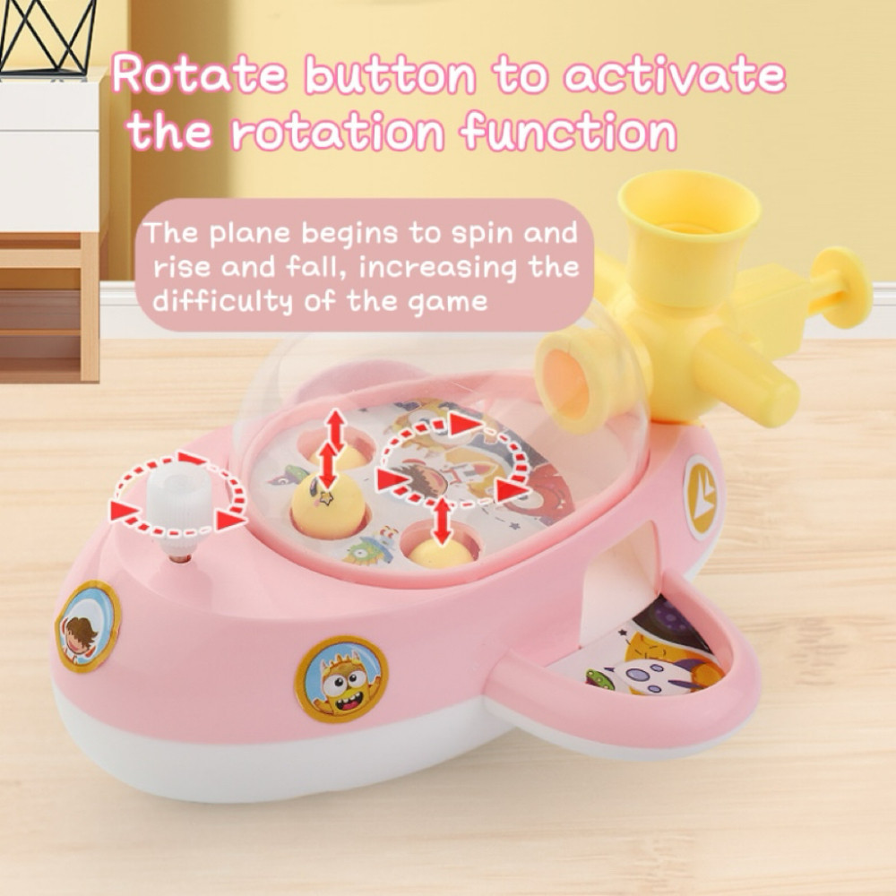 Rotating Pinball Shooting Plane Game Machine Leisure Parent-Child ...