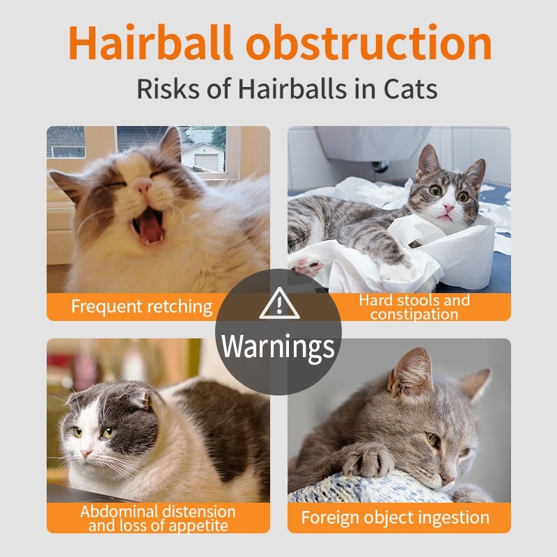 125g Pet Hairball Solution Gel for Cat Dogs Boost Immunity Fish Oil ...