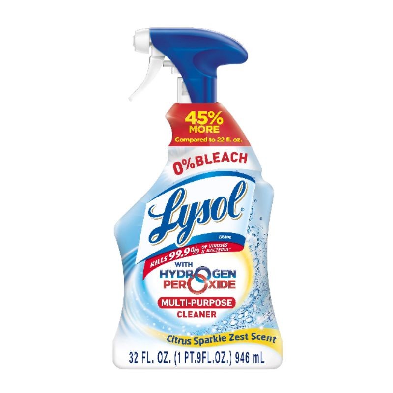 Lysol Multi-Purpose Cleaner with Hydrogen Peroxide, Citrus 32oz ...