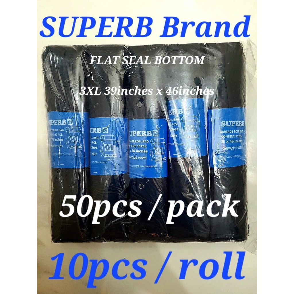 ️Bio️ STARSEAL Trash Bag / Garbage Bag Small Medium Large XL 2XL (Black ...