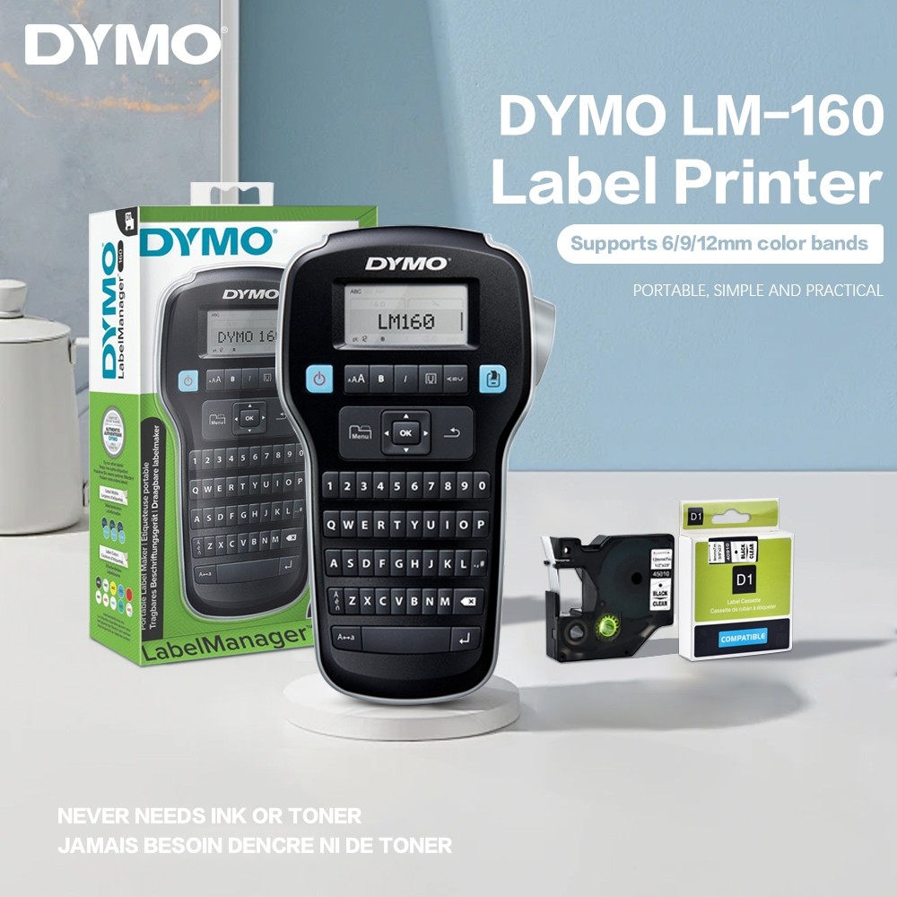 DYMO Label Manager 160 [DYMO LM-160H] Portable Label Maker | Shopee ...