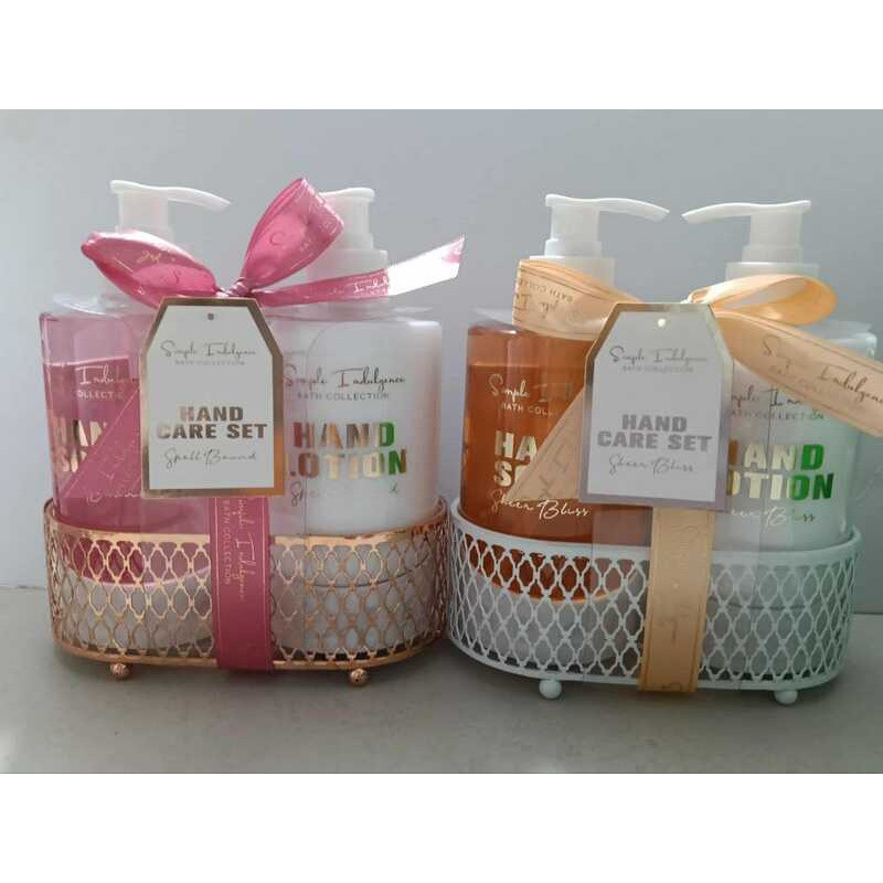 Simple Indulgence Sheer Bliss/Shell Hand Care Set 400 Ml Each E7c ...