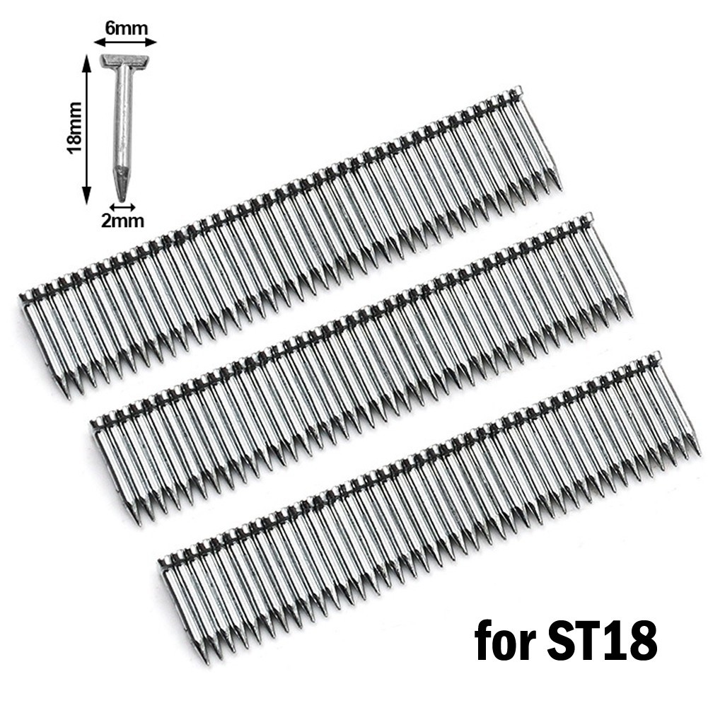 {BIBI}400PCS Pneumatic Steel Nails Manual Nailer ST18 Steel Nails ...