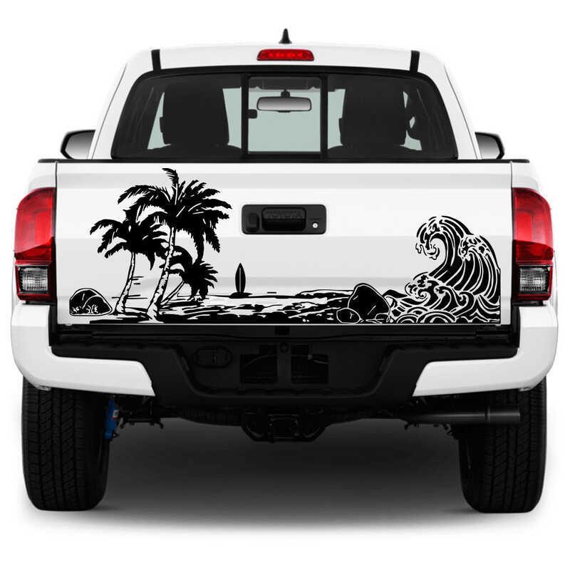 LY Car Stickers Pickup Back Door Decor Decals For Ford Ranger F150 ...