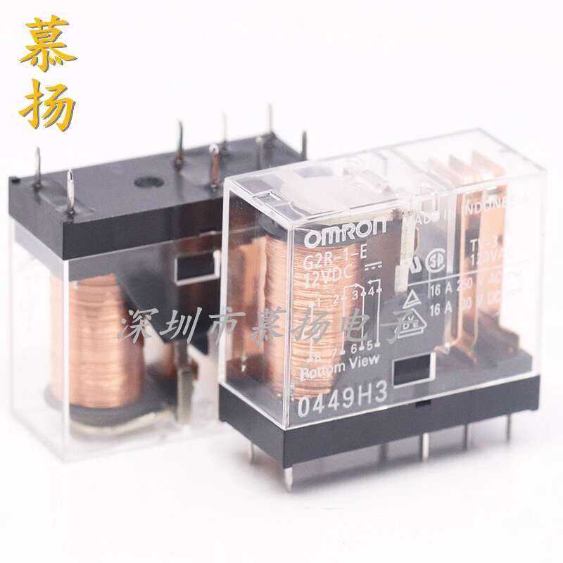 Original Genuine G2R-1-E 12VDC 24VDC DC12V DC24V 16A 8-pin Power Relay ...