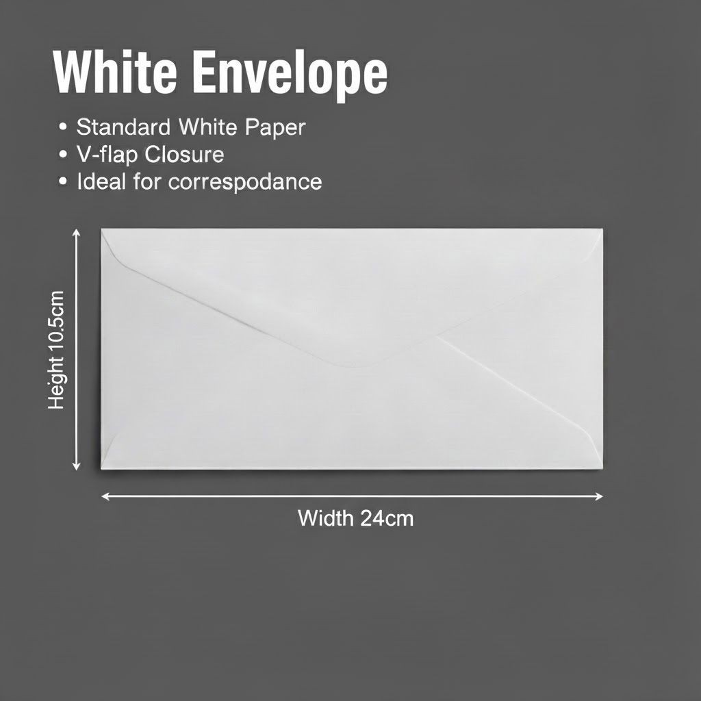 ERC Long White Expanding Document Envelope Folder Organizer for A4 ...