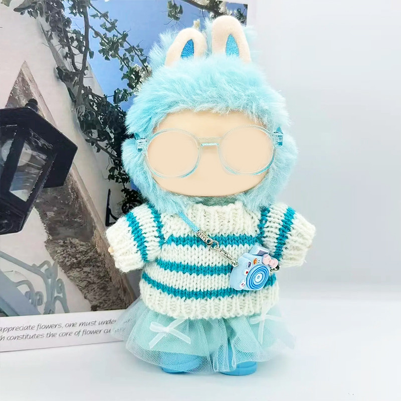 For lafufu Clothes Striped sweater outfit pendant Can match according ...