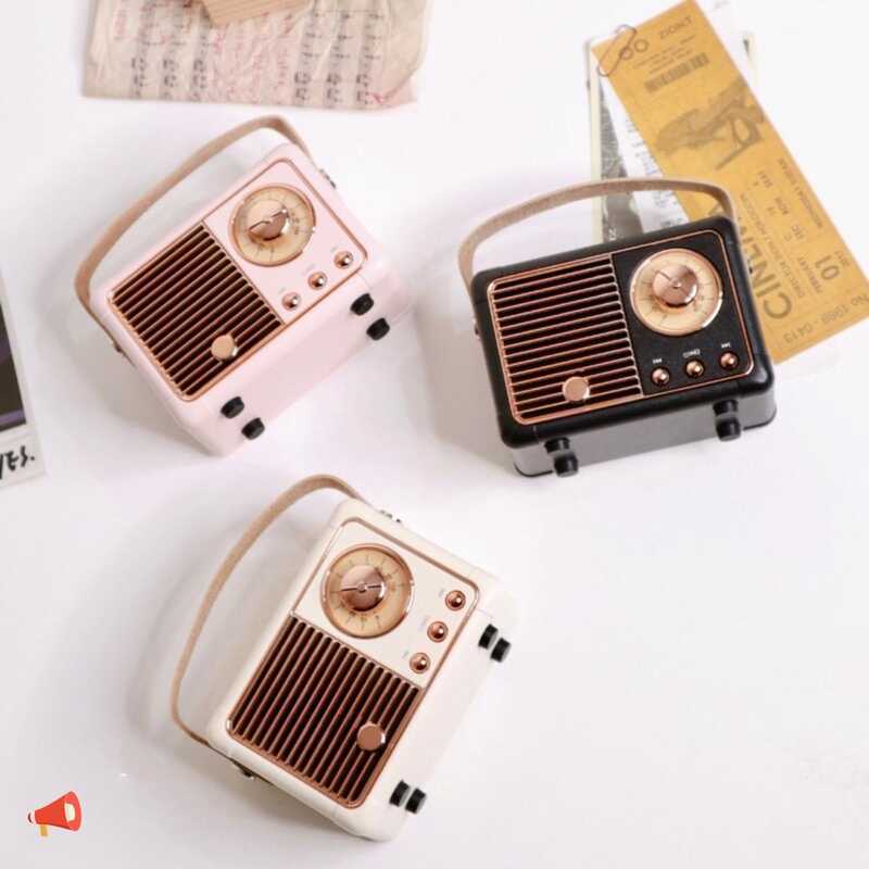 illvashop 1989 Retro Bluetooth Speaker | Vintage Radio Aesthetic ...