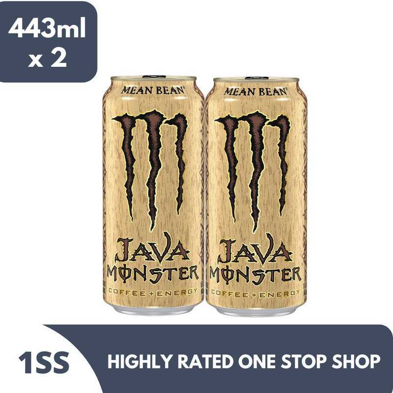 Java Monster Mean Bean Coffee + Energy Drink 443Ml X 2 FDA | Shopee ...