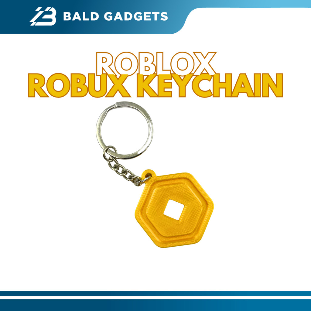 3D Printed Roblox Robux Coin Keychain – Unique Gamer Collectible, Fun ...