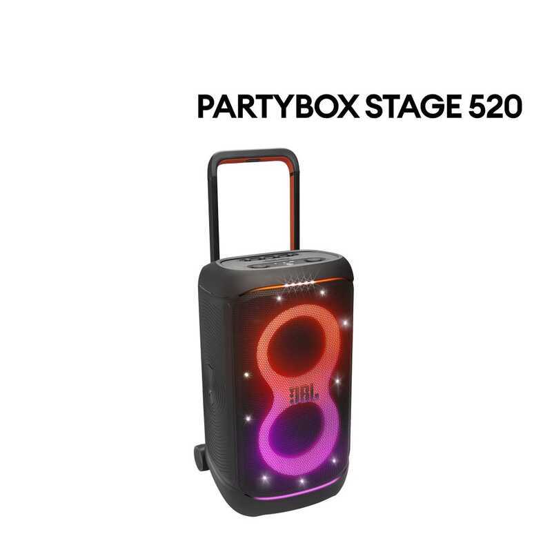 JBL HARMAN Partybox 520 Electrifying sound with AI Sound , Futuristic ...
