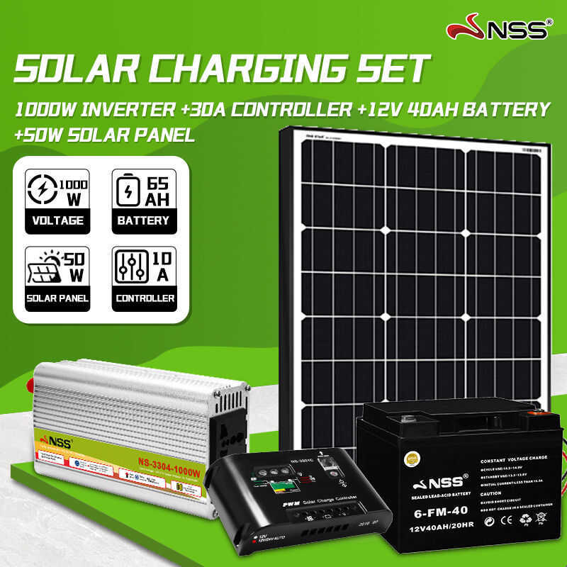 16 Nss 4 In 1 Solar Panel Complete Set With Panel, Battery, Inverter ...