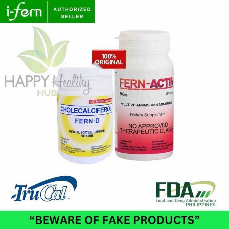 Happy Healthy Hub Original Ifern Fern D Vitamin 60 & Activ ...