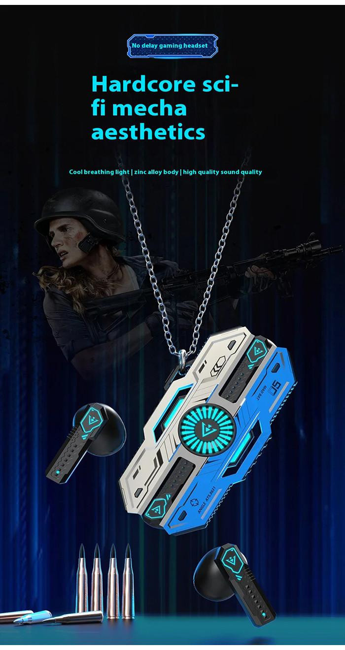 TWS Mech style E-sports Gaming headset Bluetooth No latency gaming ...
