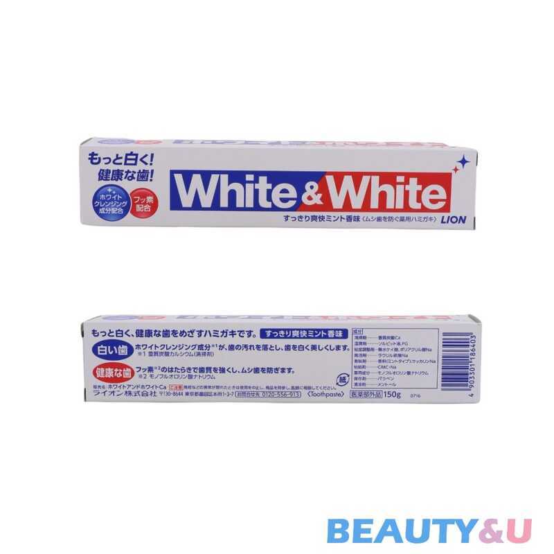 LION Clinica & White Toothpaste 150G 8F2 | Shopee Philippines