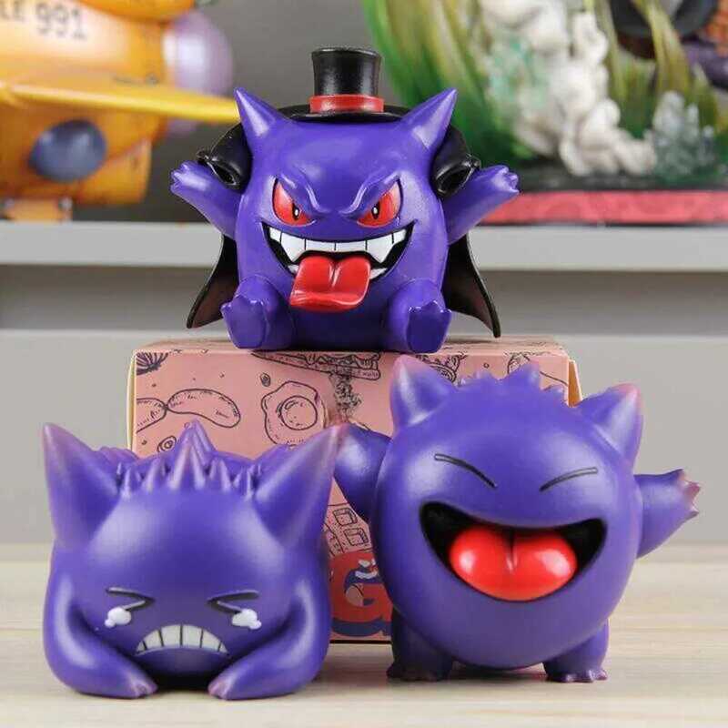 New Pokémon Vampire Gengar Happy Crying Figure Doll Cartoon Character ...