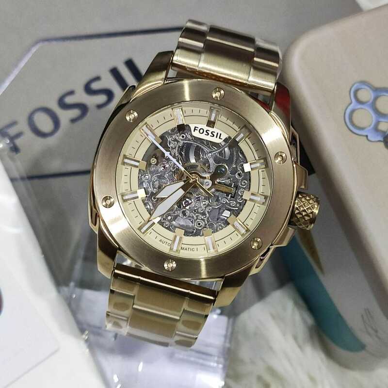 Original Fossil Me3081 Men's Modern Machine Automatic Multi-Functional ...