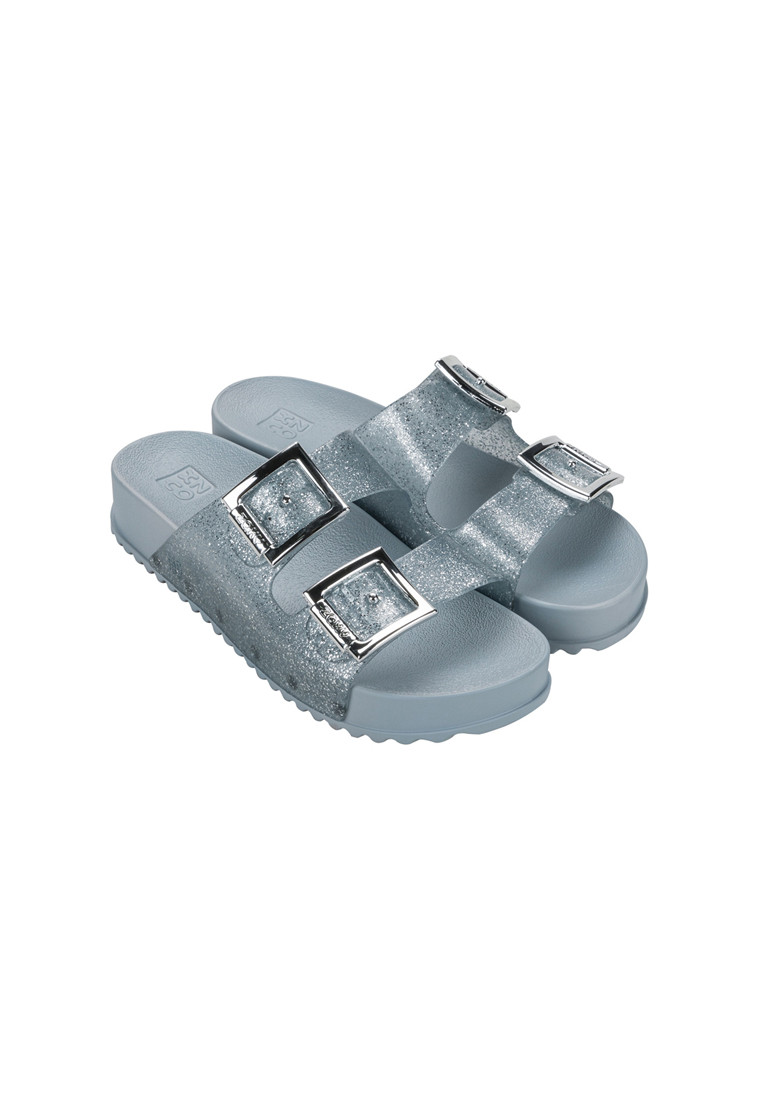 Zaxy Partner III Fem Blue Comfortable Slides For Ladies | Shopee ...