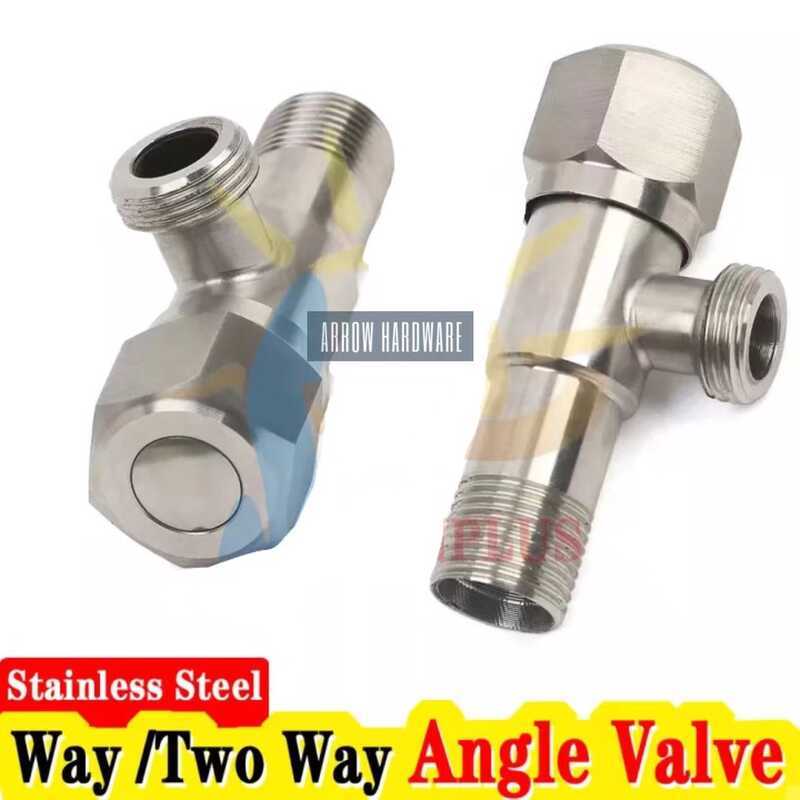 Low Price -- Best Stainless Steel 304 One ValveTwo Way Angle Valve, 1/2 ...