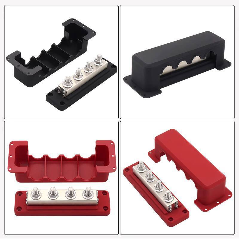 ☑♥ RV Yacht Bus 4-Way Busbar 600A High Current 48V Solar Power Supply ...