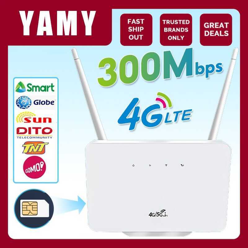 YAMY Wifi Slot 5G Router Multi-Mode Wi-Fi Dual Band With SIM Card Slot ...