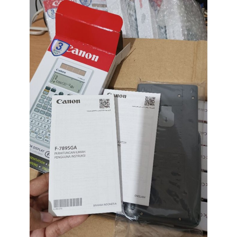 F-789SGA Scientific Calculator from Thailand (CANON) Non-tranparent ...