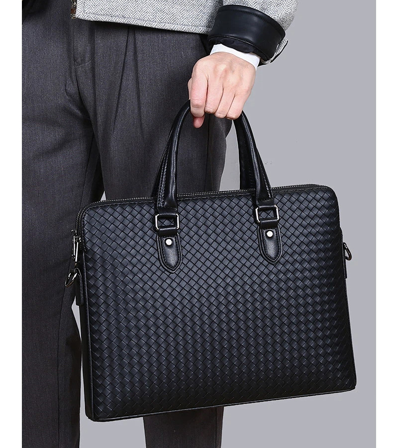 SUNWISH SWS-A27008 Business Man Laptop Bag Shoulder Cross-Section Bag ...