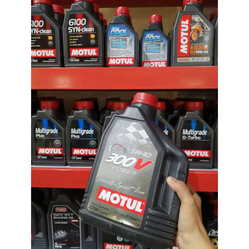 Motul 300V POWER 5W40 2L Factory Line 100% Synthetic Ester Core Oil ...