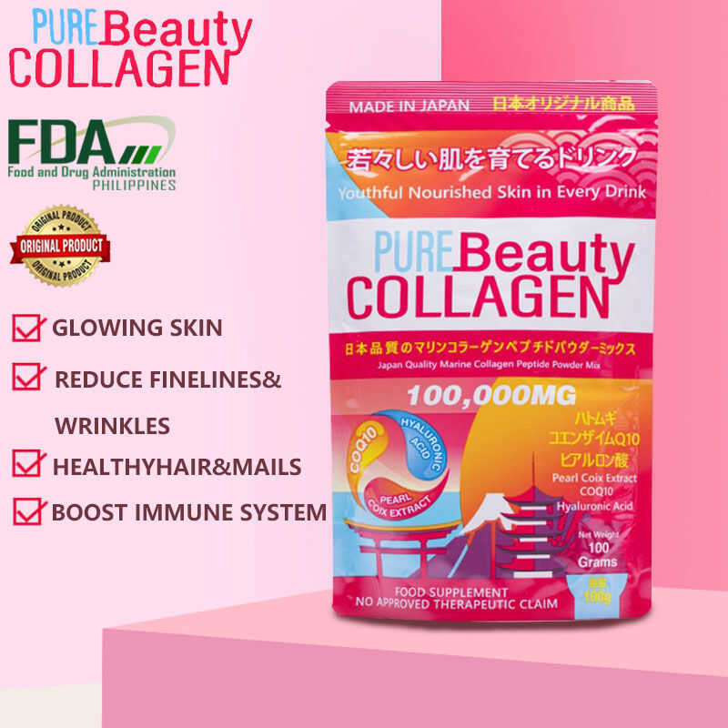 PURE BEAUTY COLLAGEN POWDER MIX PBC Powder Japan Glutathione Powder ...