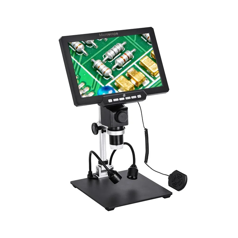 1-2000X Continuous Zoom Microscopes 8 LEDs 12MP 10.1'' Digital ...