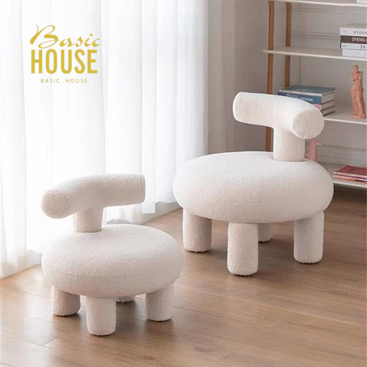 BasicHouse Sofa modern simple single sofa chair Y-shaped backrest lamb ...