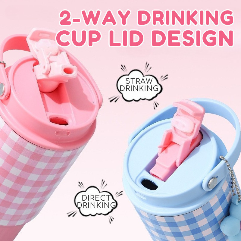 710ML Thermos Bottle Cute Botol Air Comel 316 Stainless Steel Vacuum ...