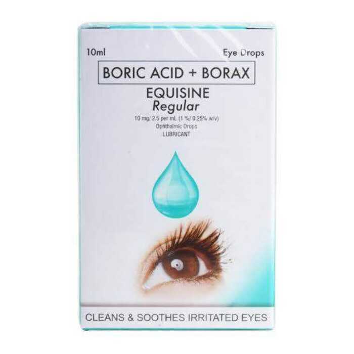 EQUISINE REGULAR Boric Acid + Borax Eye Drops 6c1 | Shopee Philippines